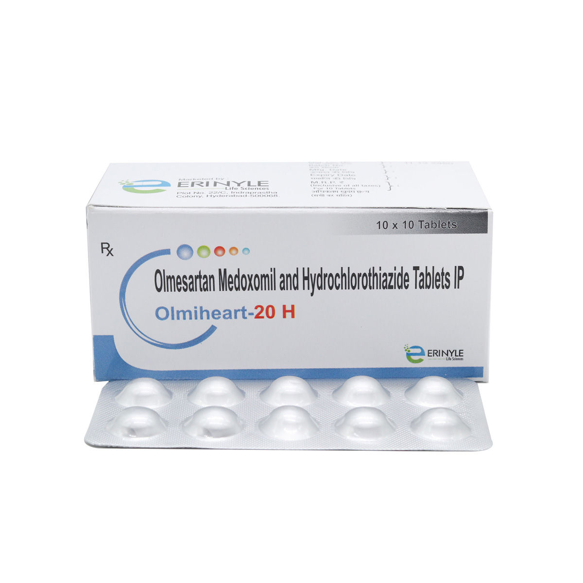 Olmiheart-20 H Tablet 10's Price, Uses, Side Effects, Composition ...