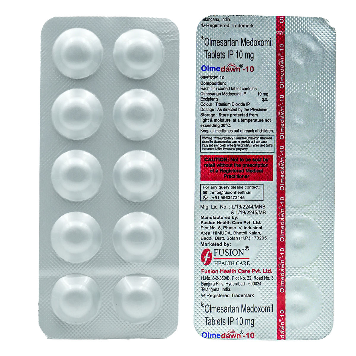 Olmedawn-10 Tablet | Uses, Side Effects, Price | Apollo Pharmacy