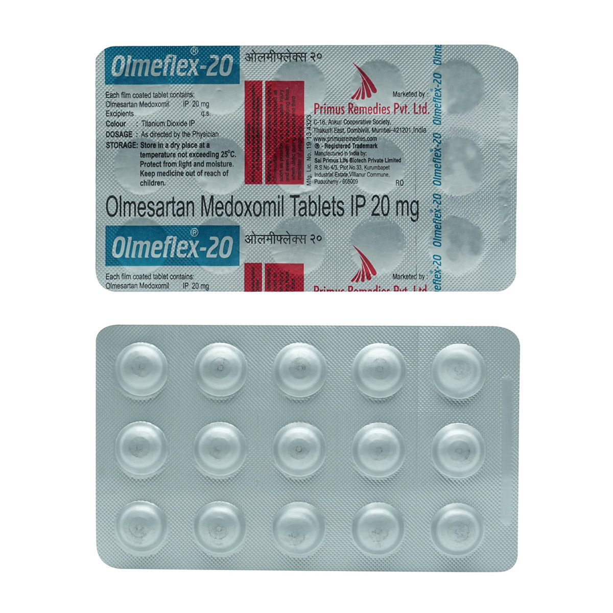 Olmeflex-20 Tablet 15's Price, Uses, Side Effects, Composition - Apollo ...