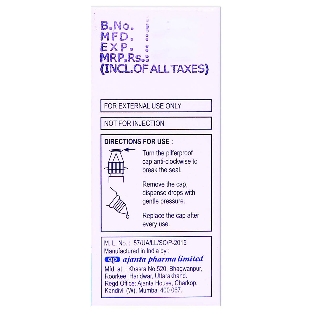 Olopat Eye Drops 5 ml | Uses, Side Effects, Price | Apollo Pharmacy