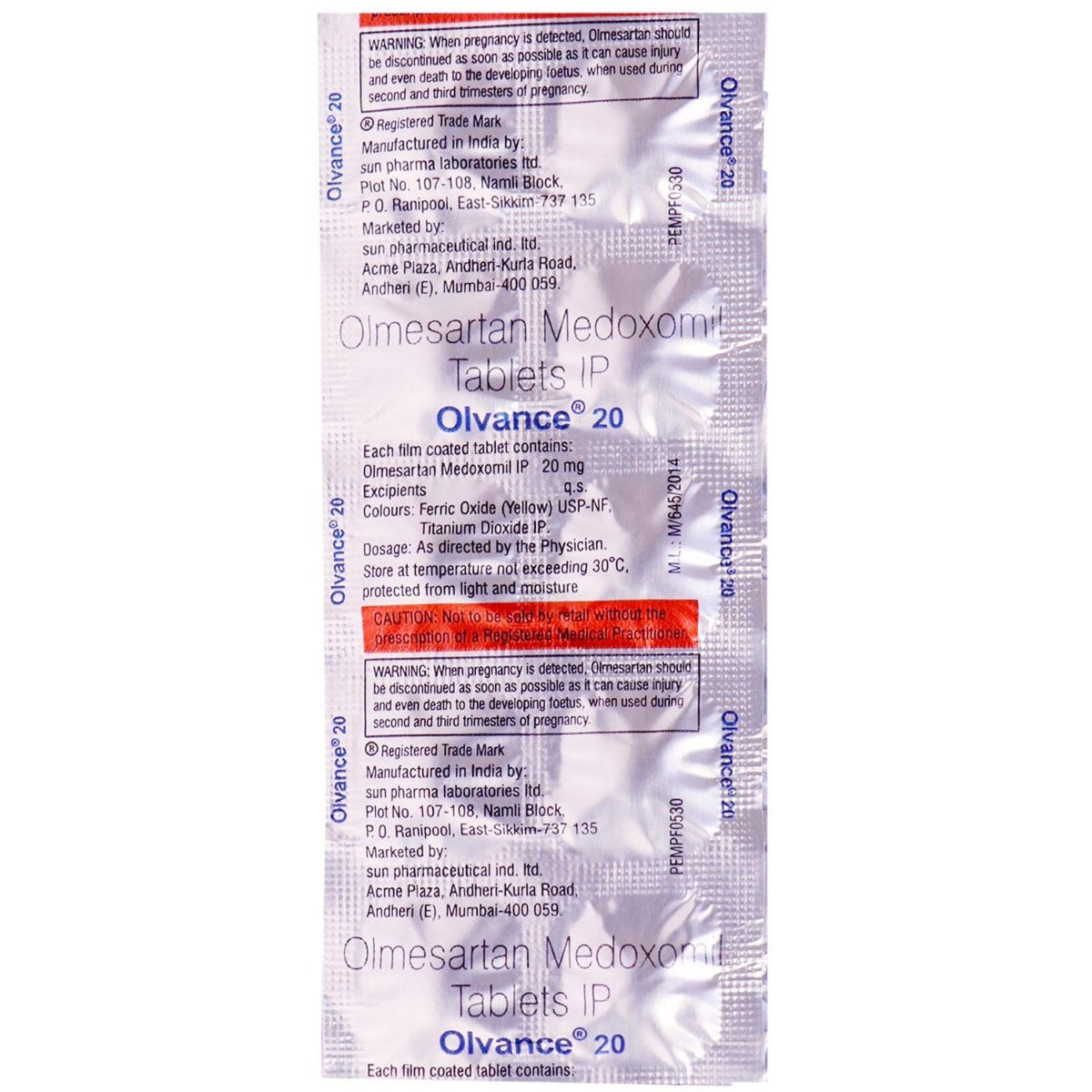 Olvance 20 Tablet 10's Price, Uses, Side Effects, Composition - Apollo ...