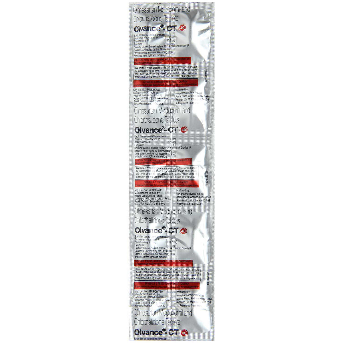 Olvance-CT 40 Tablet 10's Price, Uses, Side Effects, Composition ...
