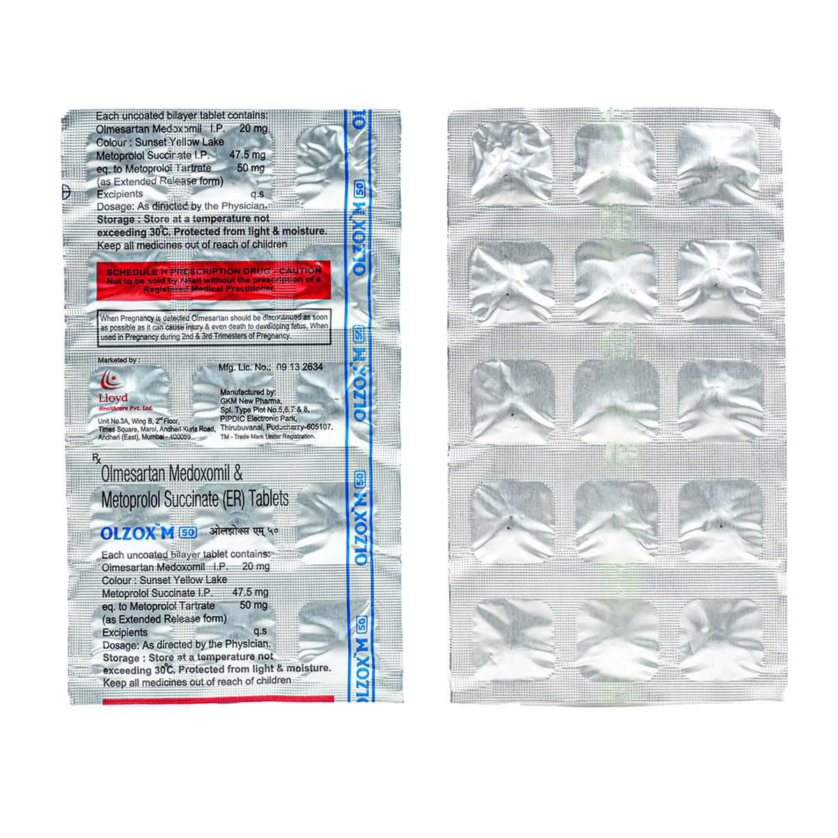 Olzox M 50 Tablet 10's Price, Uses, Side Effects, Composition - Apollo ...