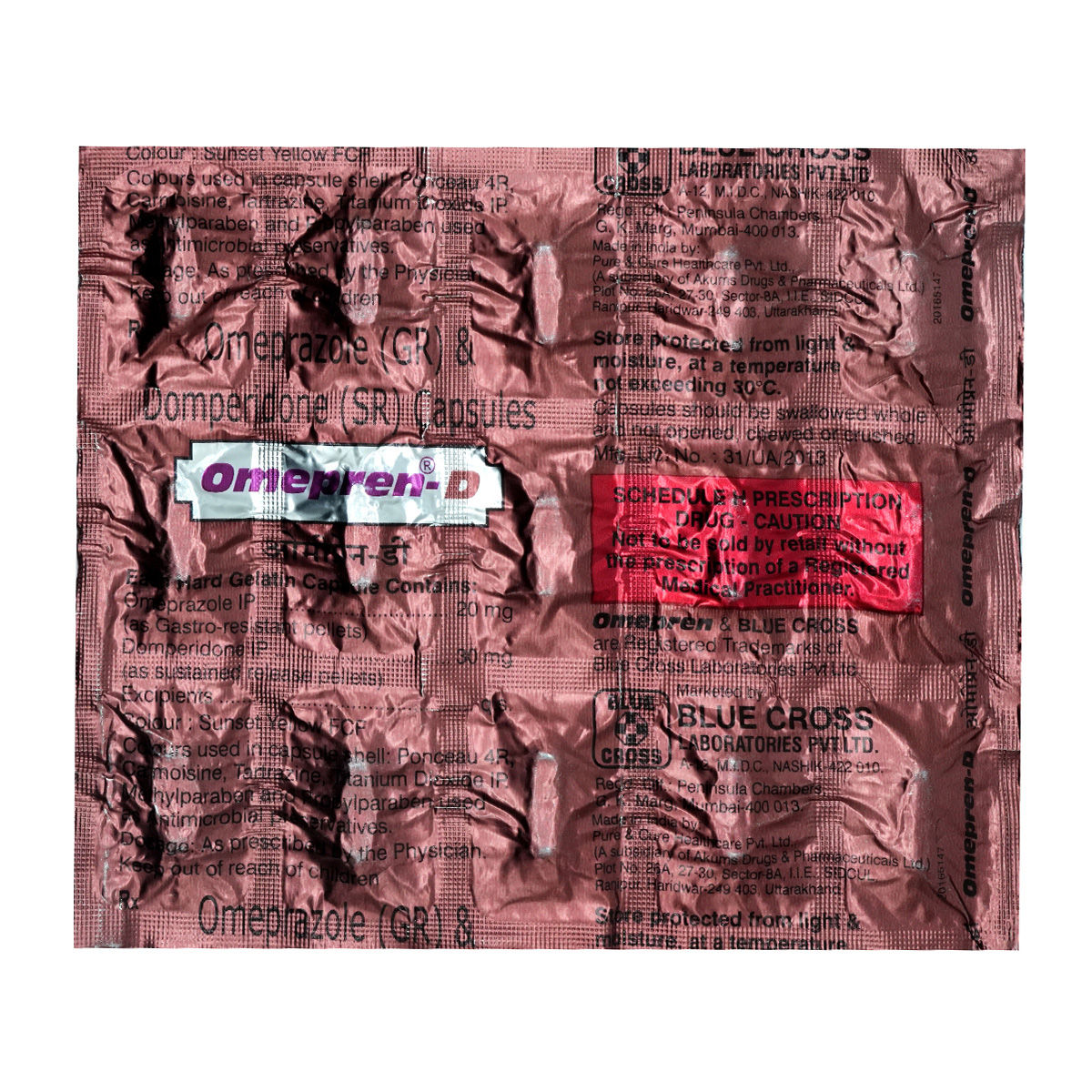 Omepren-D Capsule | Uses, Side Effects, Price | Apollo Pharmacy