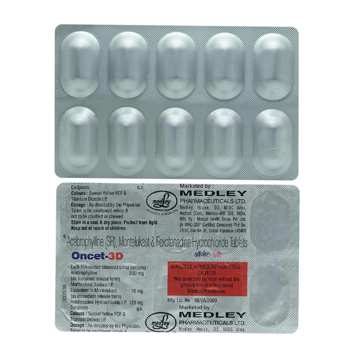 Oncet-3D Tablet | Uses, Side Effects, Price | Apollo Pharmacy
