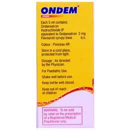 Ondem Syrup | Uses, Side Effects, Price | Apollo Pharmacy