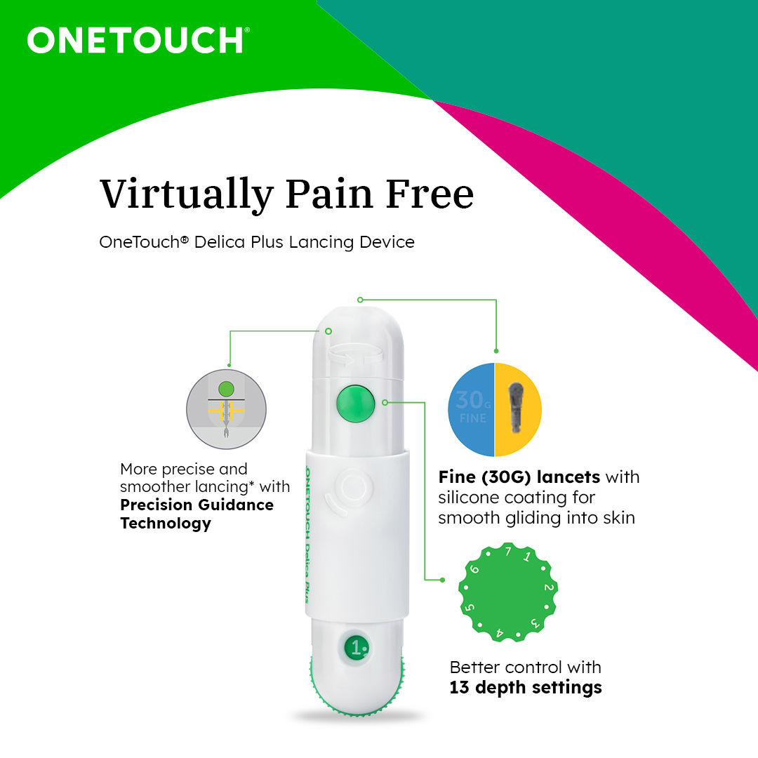 OneTouch Verio Flex Blood Glucose Monitor with OneTouch Reveal Mobile ...