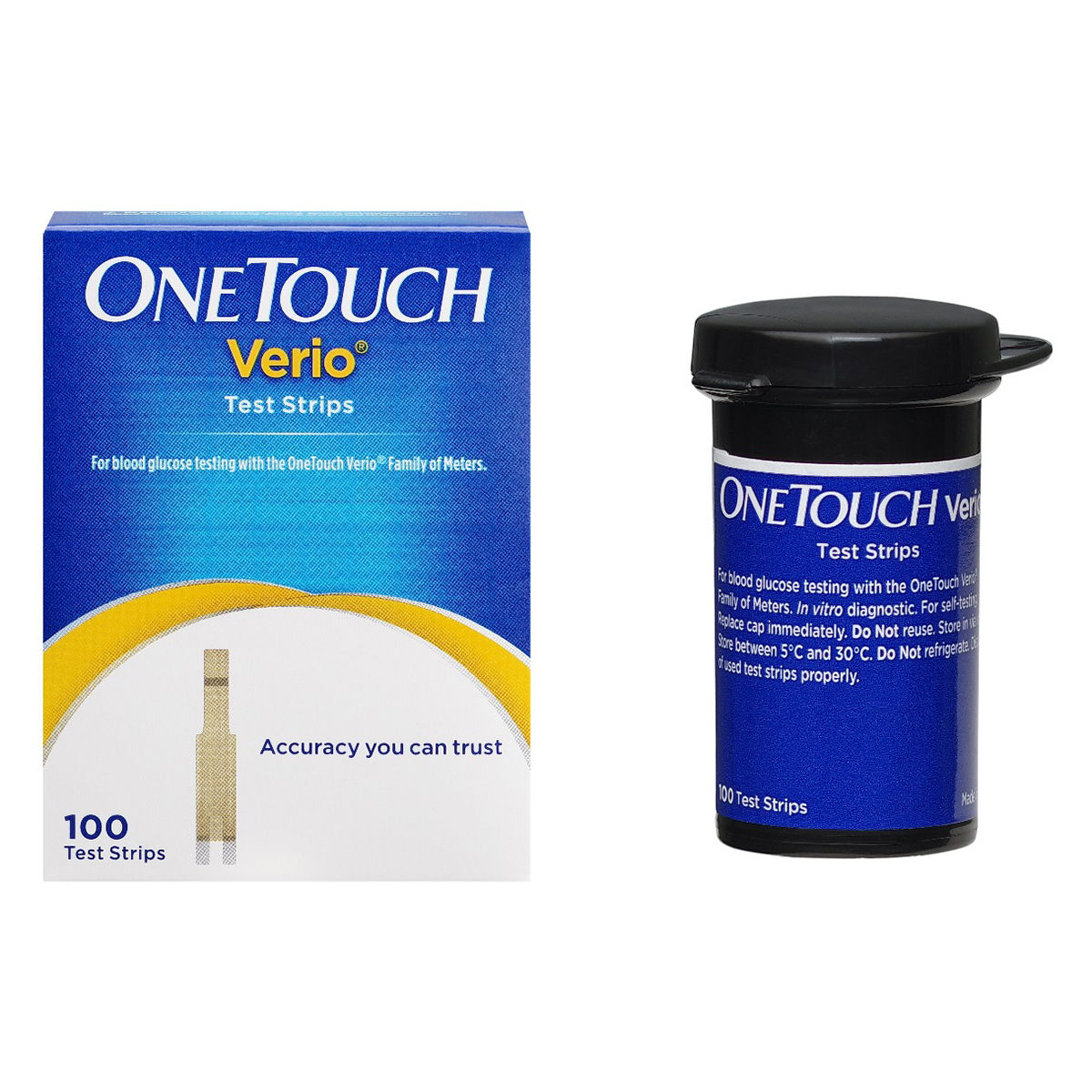 OneTouch Verio Test Strips, 100 Count Price, Uses, Side Effects ...
