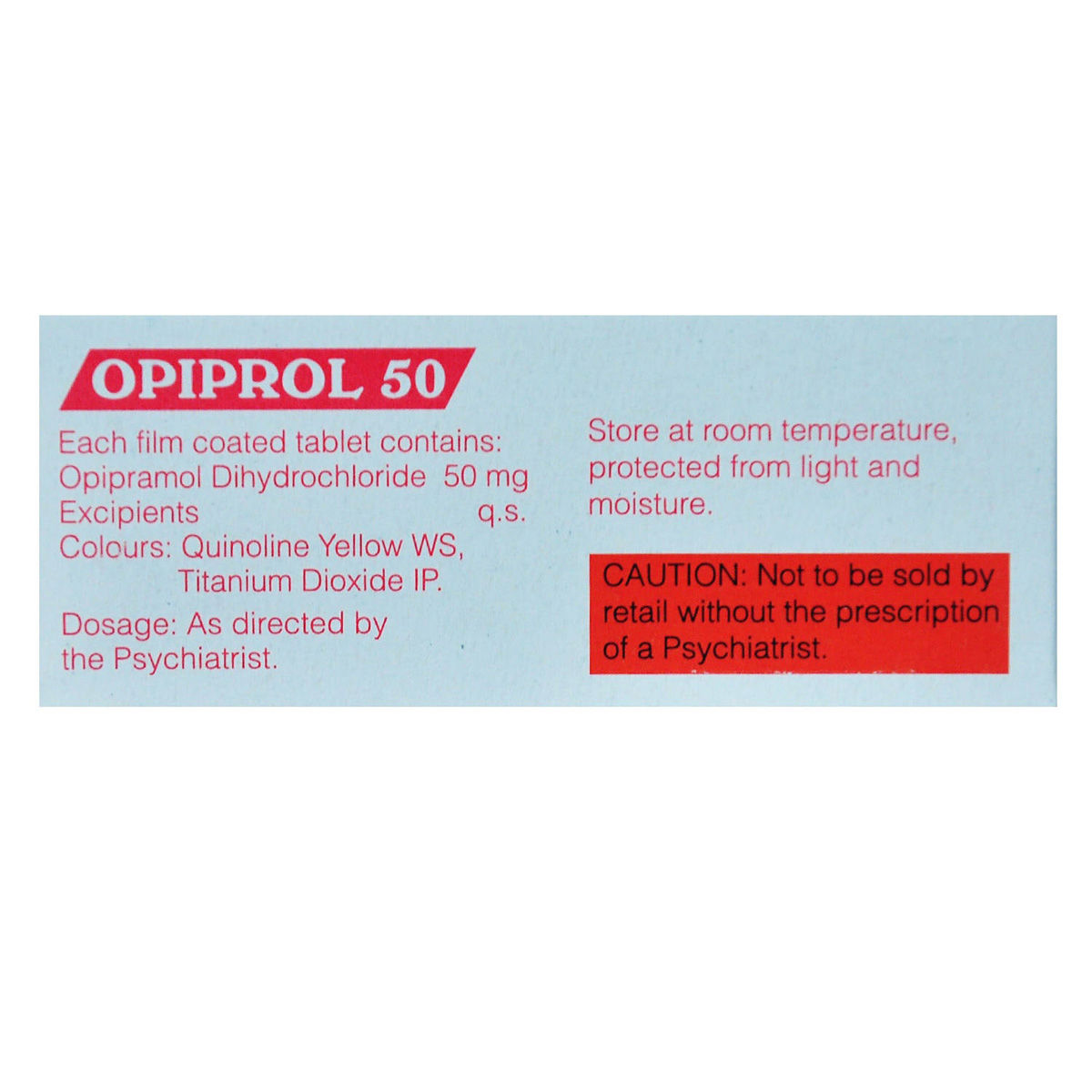 Opiprol 50 Tablet | Uses, Side Effects, Price | Apollo Pharmacy