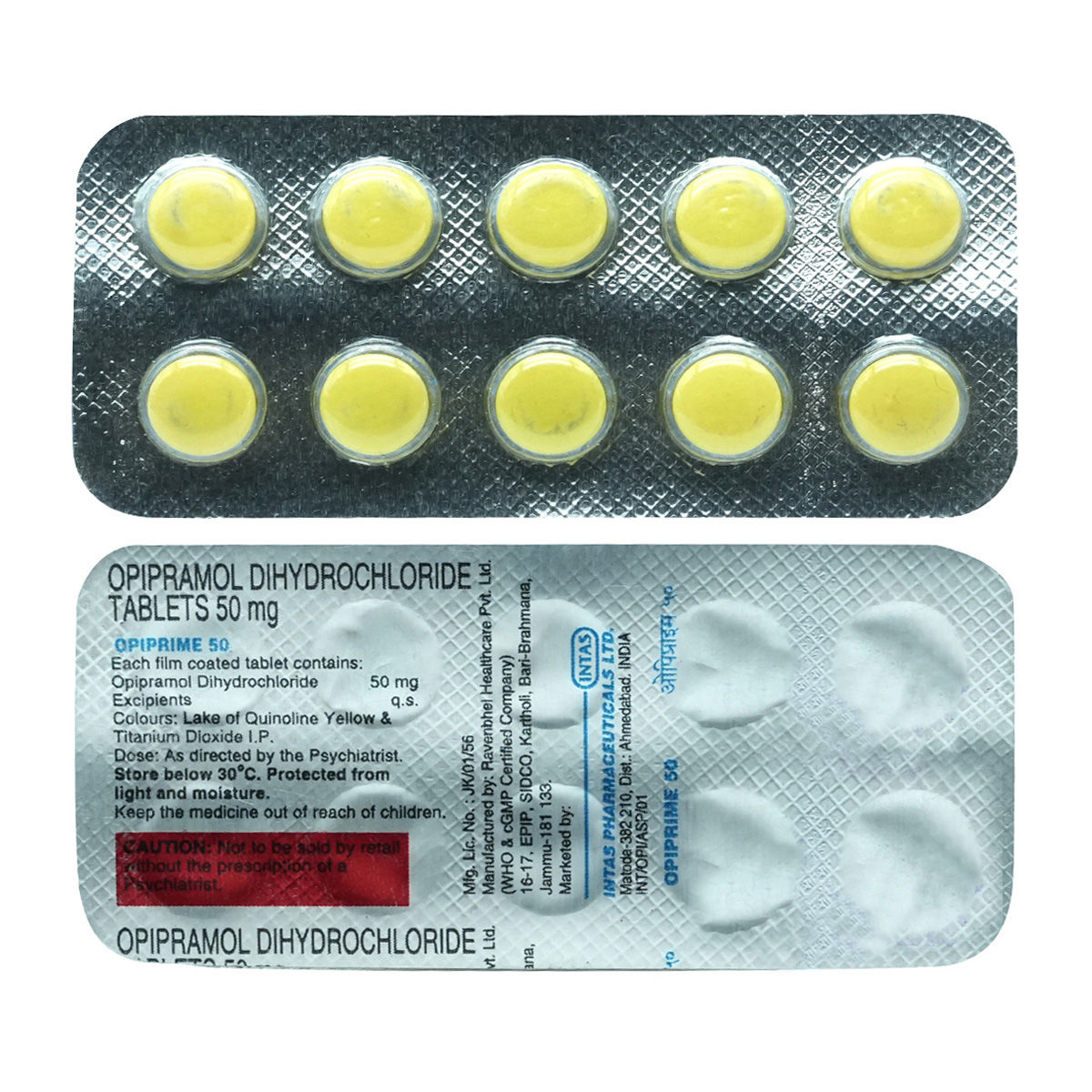 Opiprime 50mg Tablet 10's Price, Uses, Side Effects, Composition ...