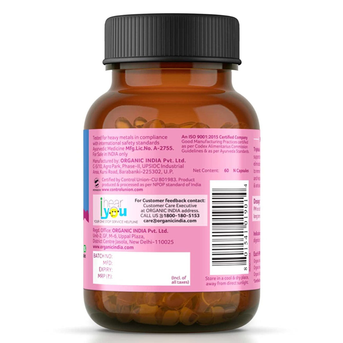 Organic India Triphala 60 Veg Capsules Price Uses Side Effects