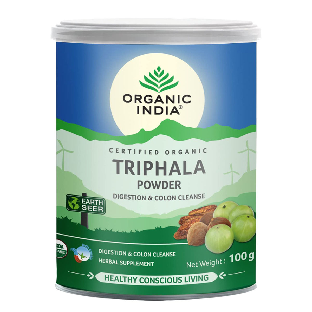 Organic India Triphala Powder, 100 gm Price, Uses, Side Effects ...