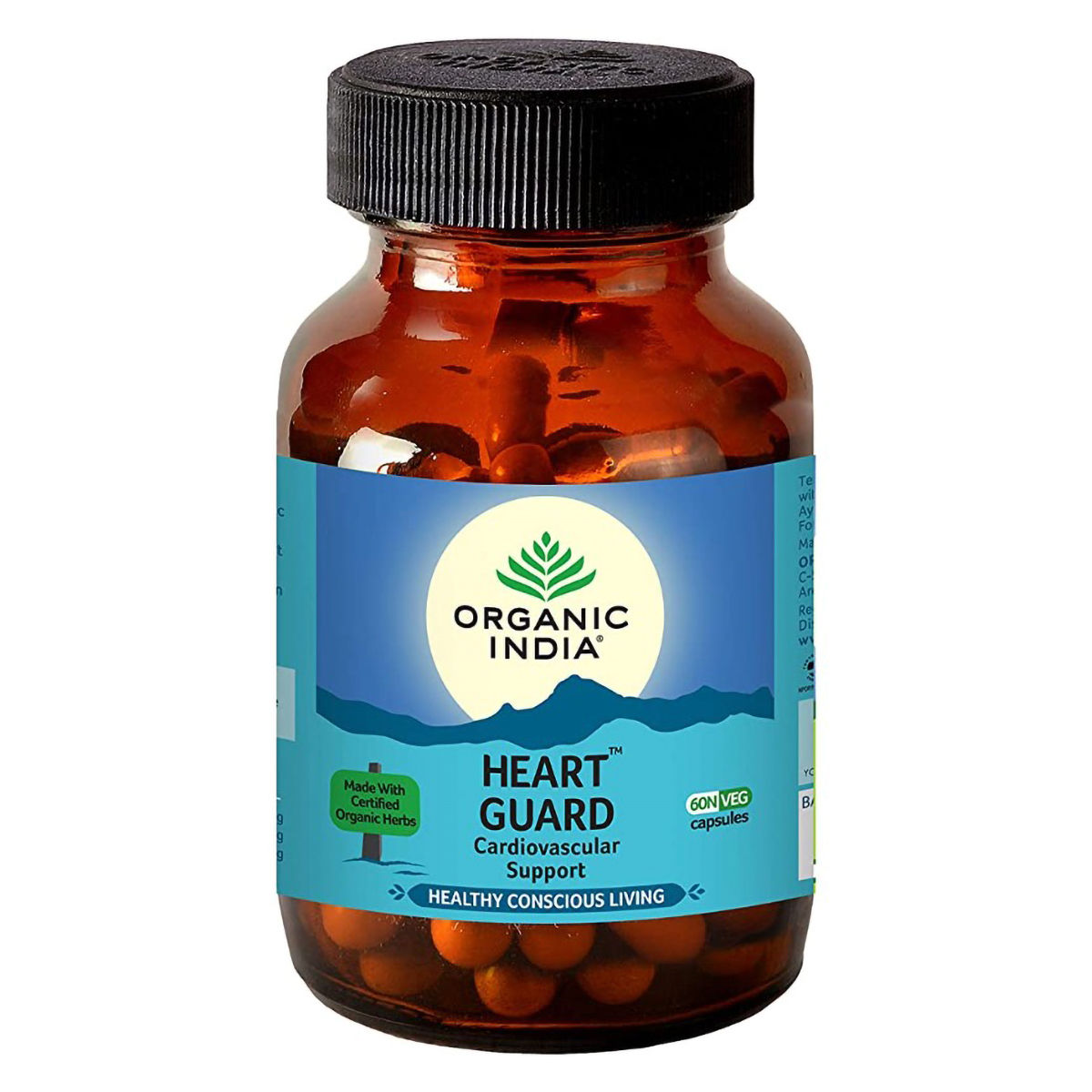 Organic India Heart Guard, 60 Veg Capsules Price, Uses, Side Effects ...