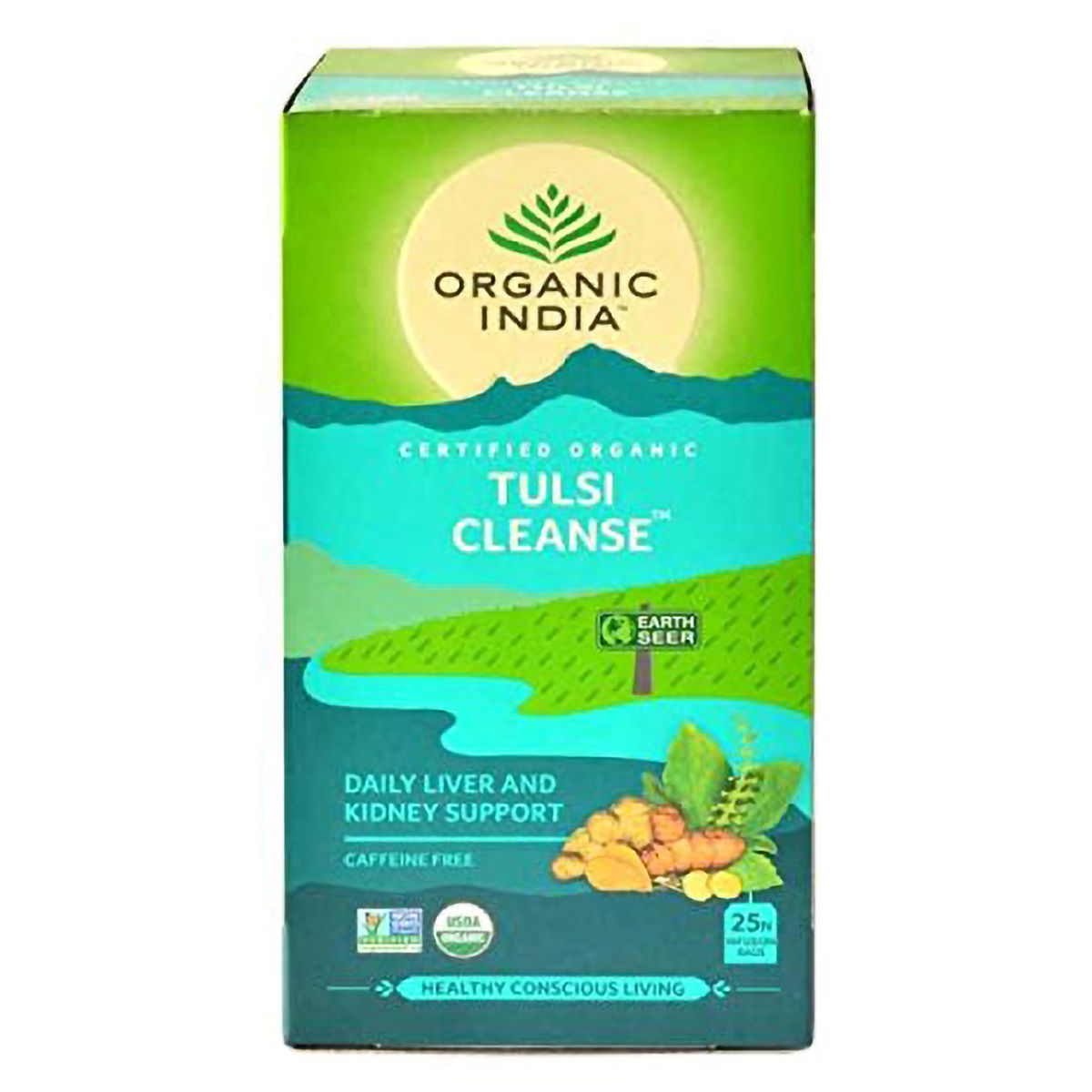 Organic India Tulsi Cleanse Infusion Tea Bags, 25 Count Price, Uses ...