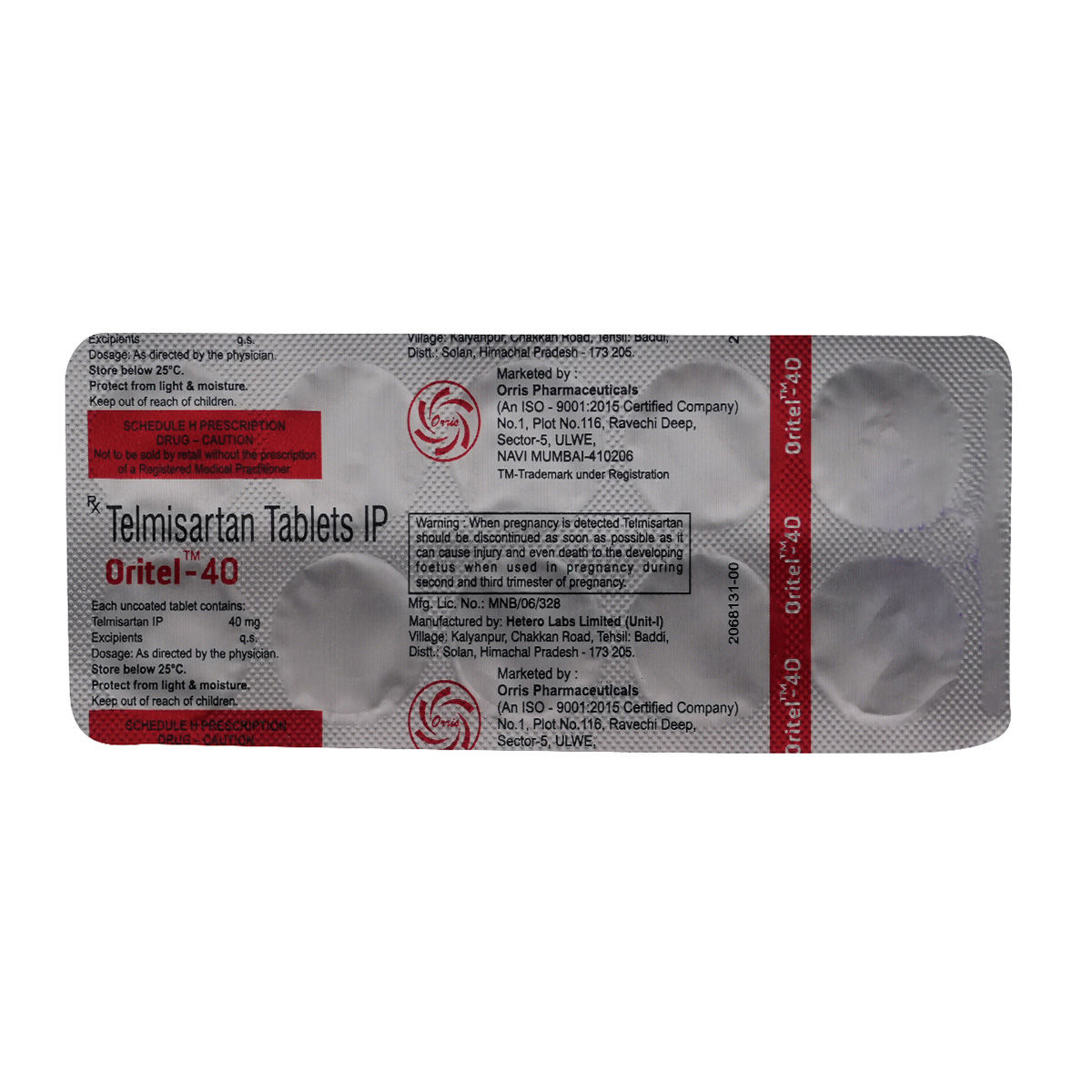 Oritel-40 Tablet | Uses, Side Effects, Price | Apollo Pharmacy