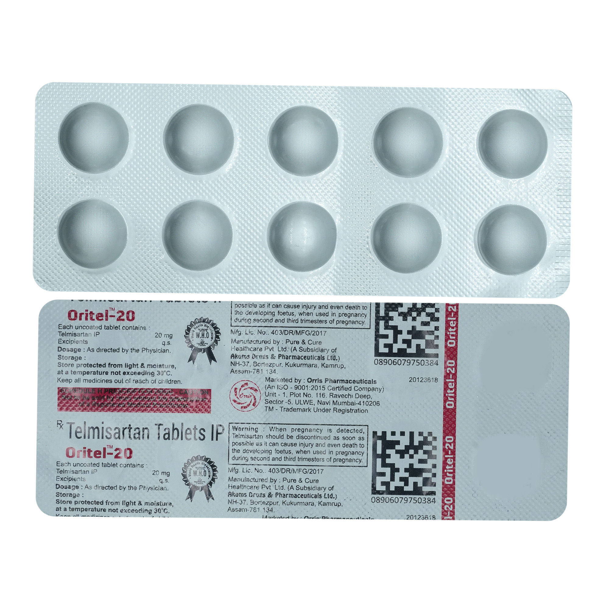 ORITEL 20 TABLET | Uses, Side Effects, Price | Apollo Pharmacy