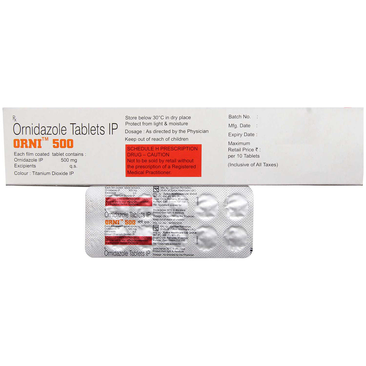 Orni 500 Tablet | Uses, Side Effects, Price | Apollo Pharmacy