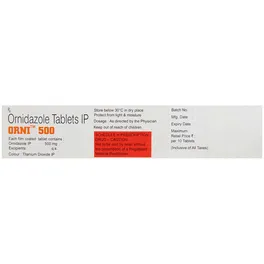 Orni 500 Tablet | Uses, Side Effects, Price | Apollo Pharmacy
