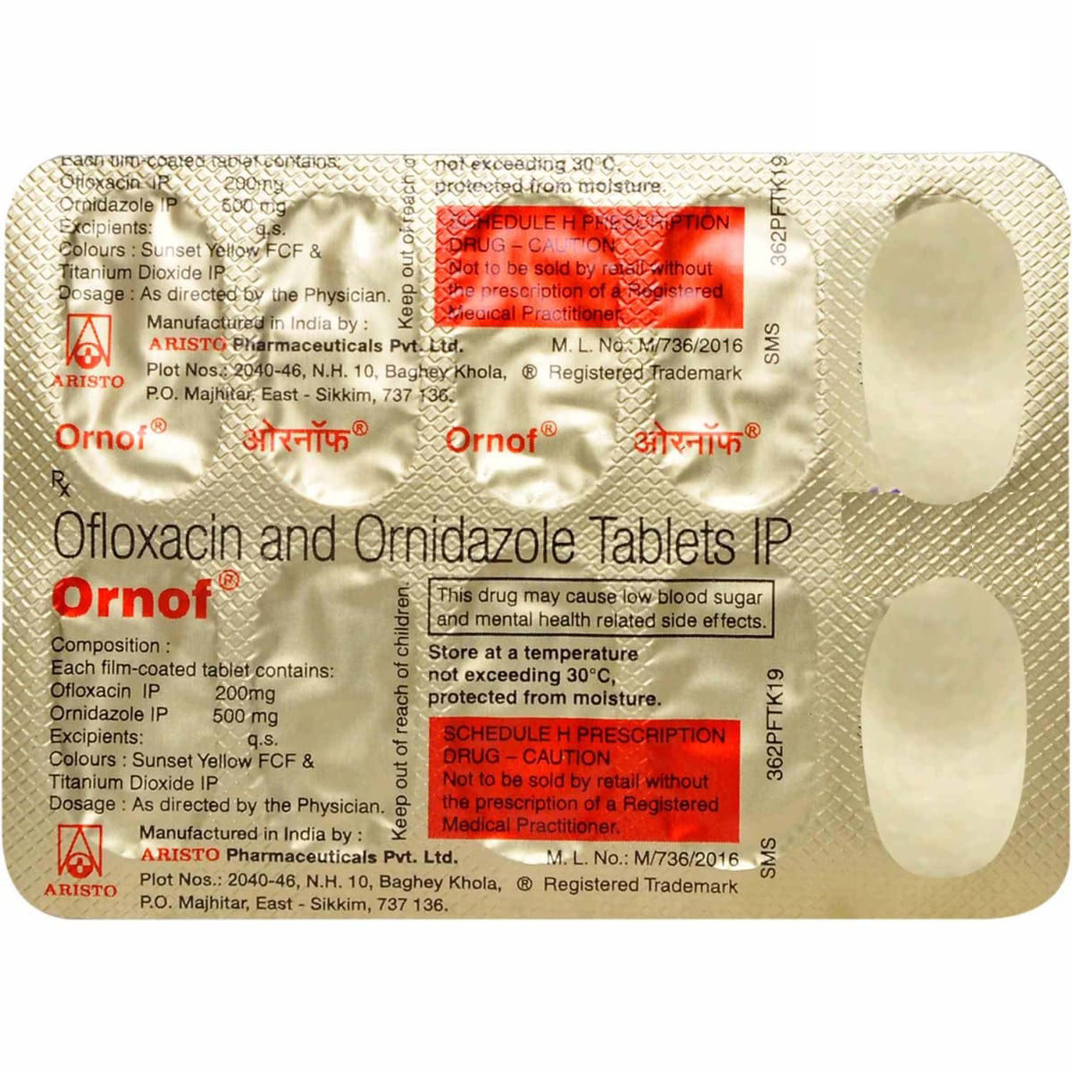 Ornof Tablet | Uses, Side Effects, Price | Apollo Pharmacy
