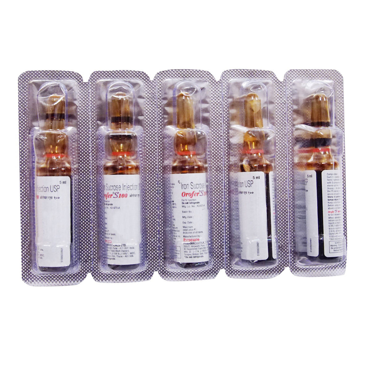 Orofer S 100 Injection 5 ml Price, Uses, Side Effects, Composition ...