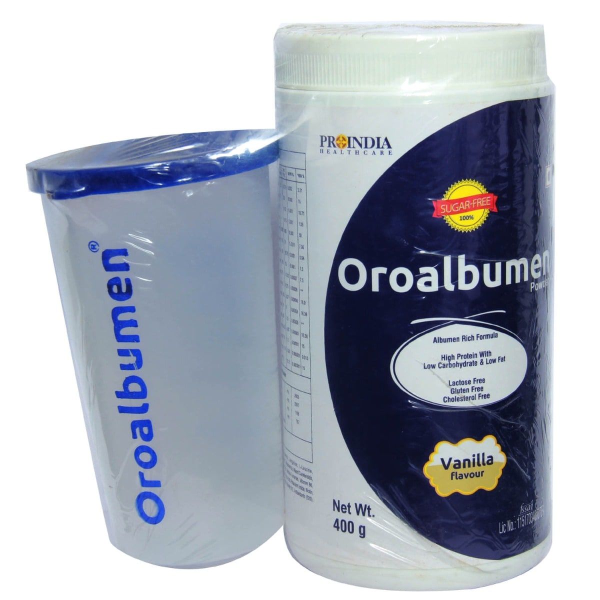 Proindia Healthcare Oroalbumen Vanilla Powder 400 gm Price, Uses, Side ...