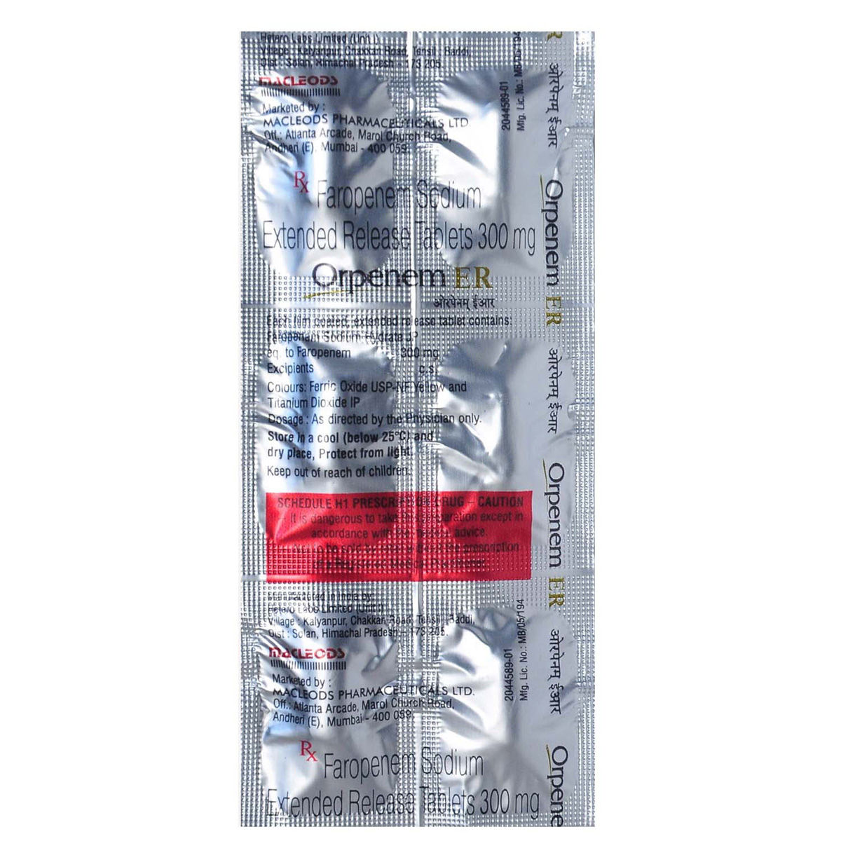 Orpenem ER Tablet 6's Price, Uses, Side Effects, Composition - Apollo ...