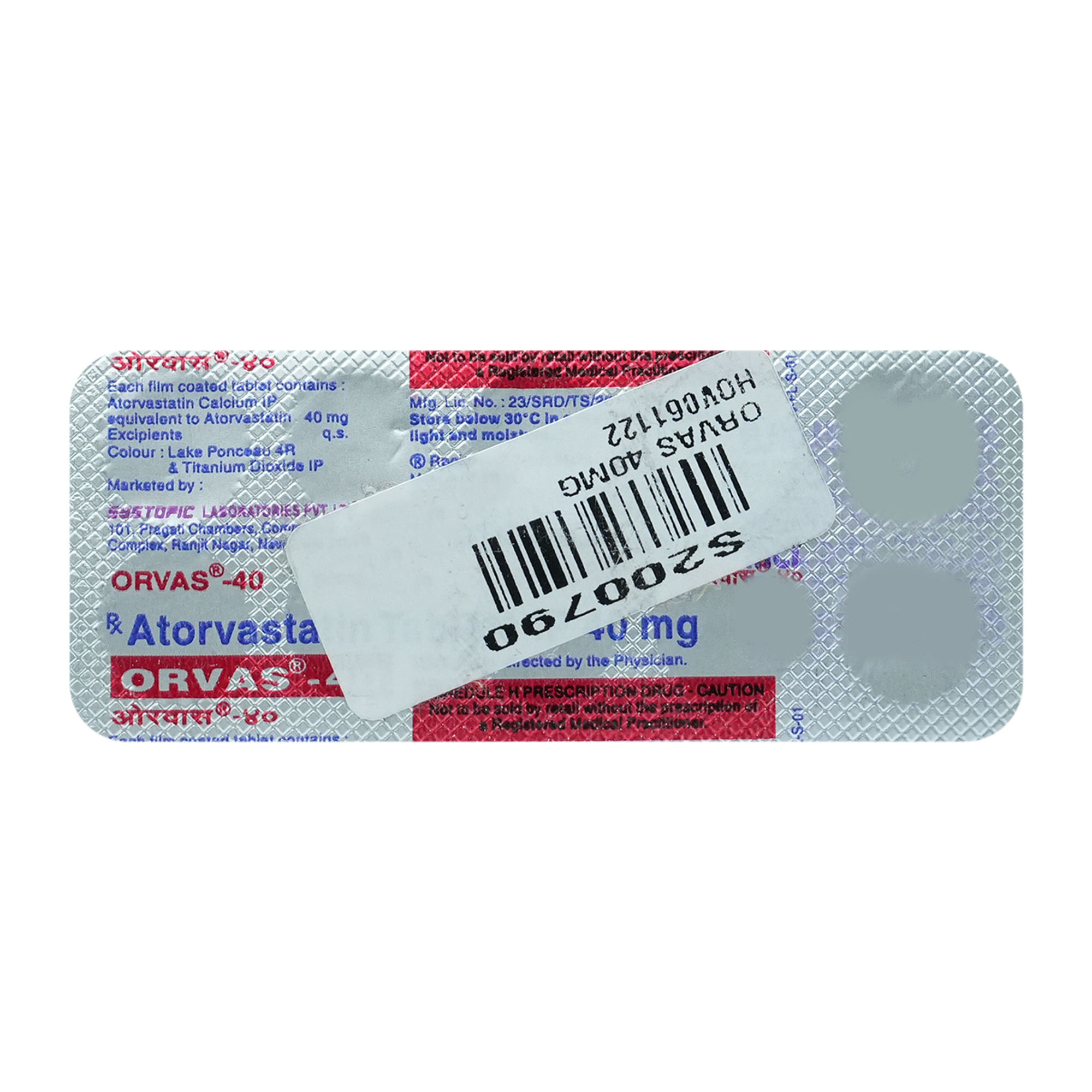 Orvas 40 Tablet 10's Price, Uses, Side Effects, Composition - Apollo ...