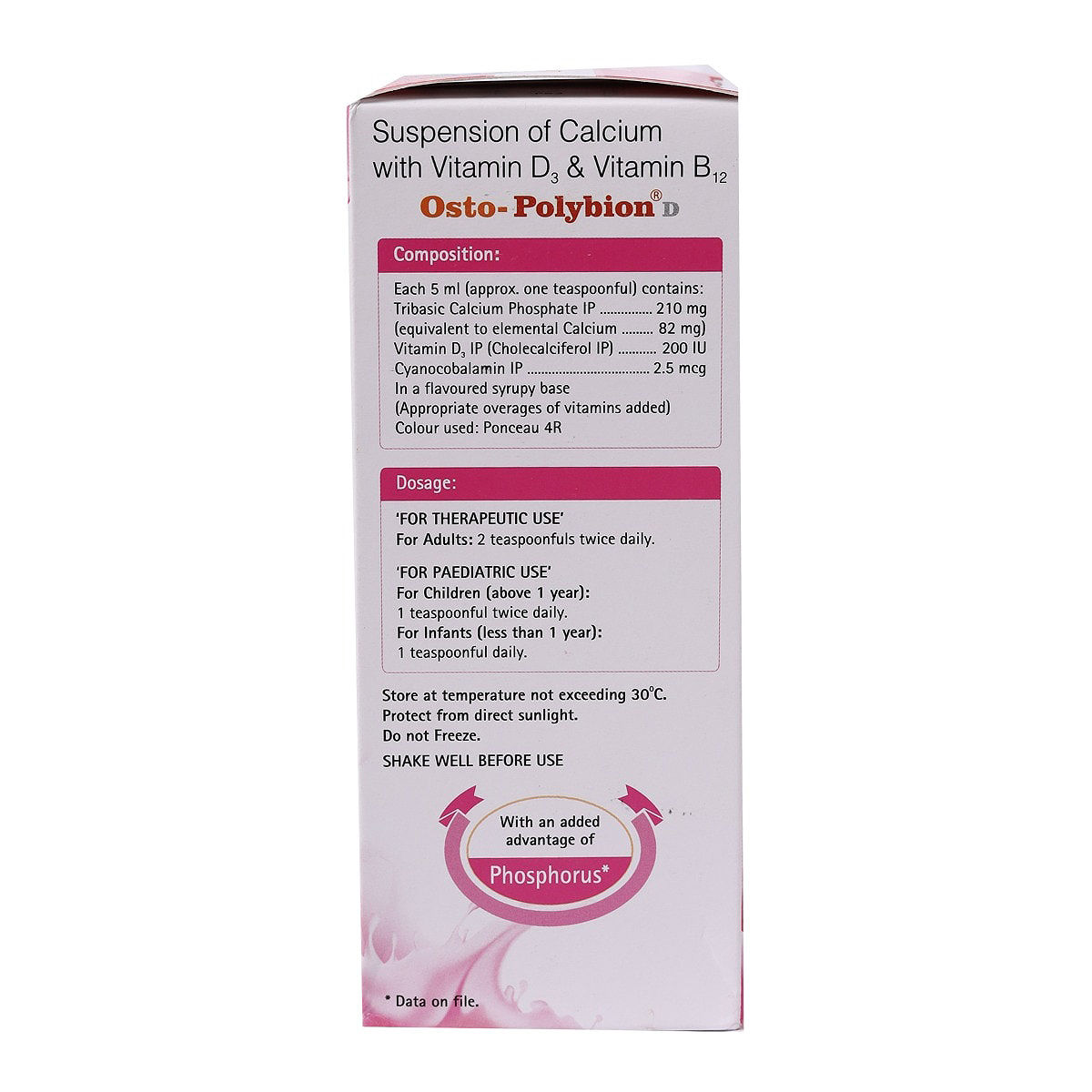 Osto Polybion D Syrup 200 ml Price, Uses, Side Effects, Composition ...