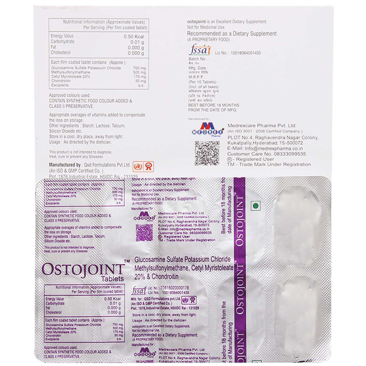 Ostojoint Tablet 10's Price, Uses, Side Effects, Composition - Apollo ...