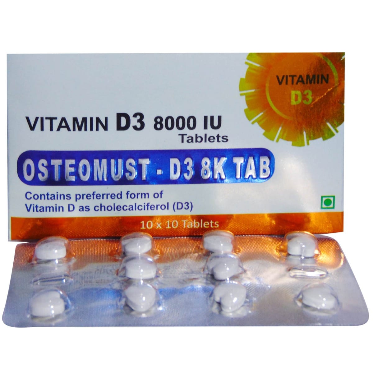 Osteomust-D3 8K Tablet 10's Price, Uses, Side Effects, Composition ...