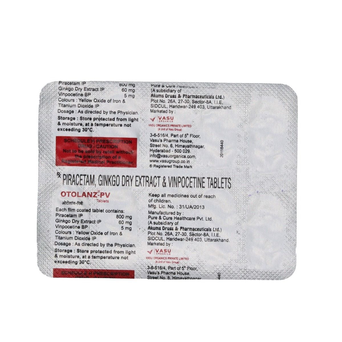 Otolanz PV Tablet 10's Price, Uses, Side Effects, Composition - Apollo ...