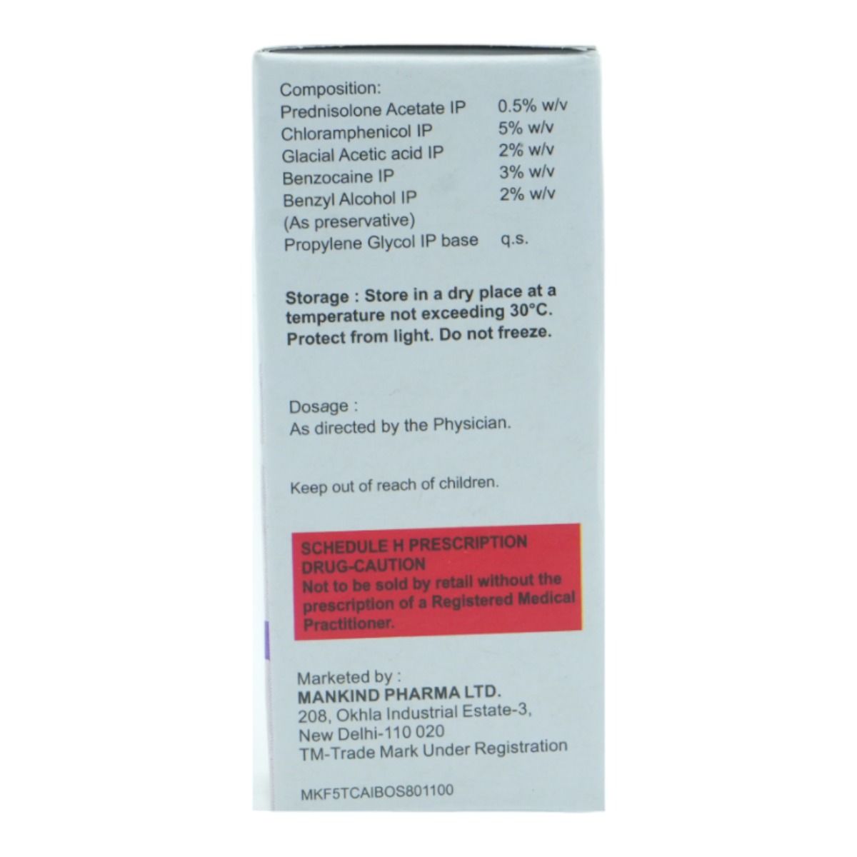 Otocin-C Ear Drops 5ml Price, Uses, Side Effects, Composition - Apollo ...