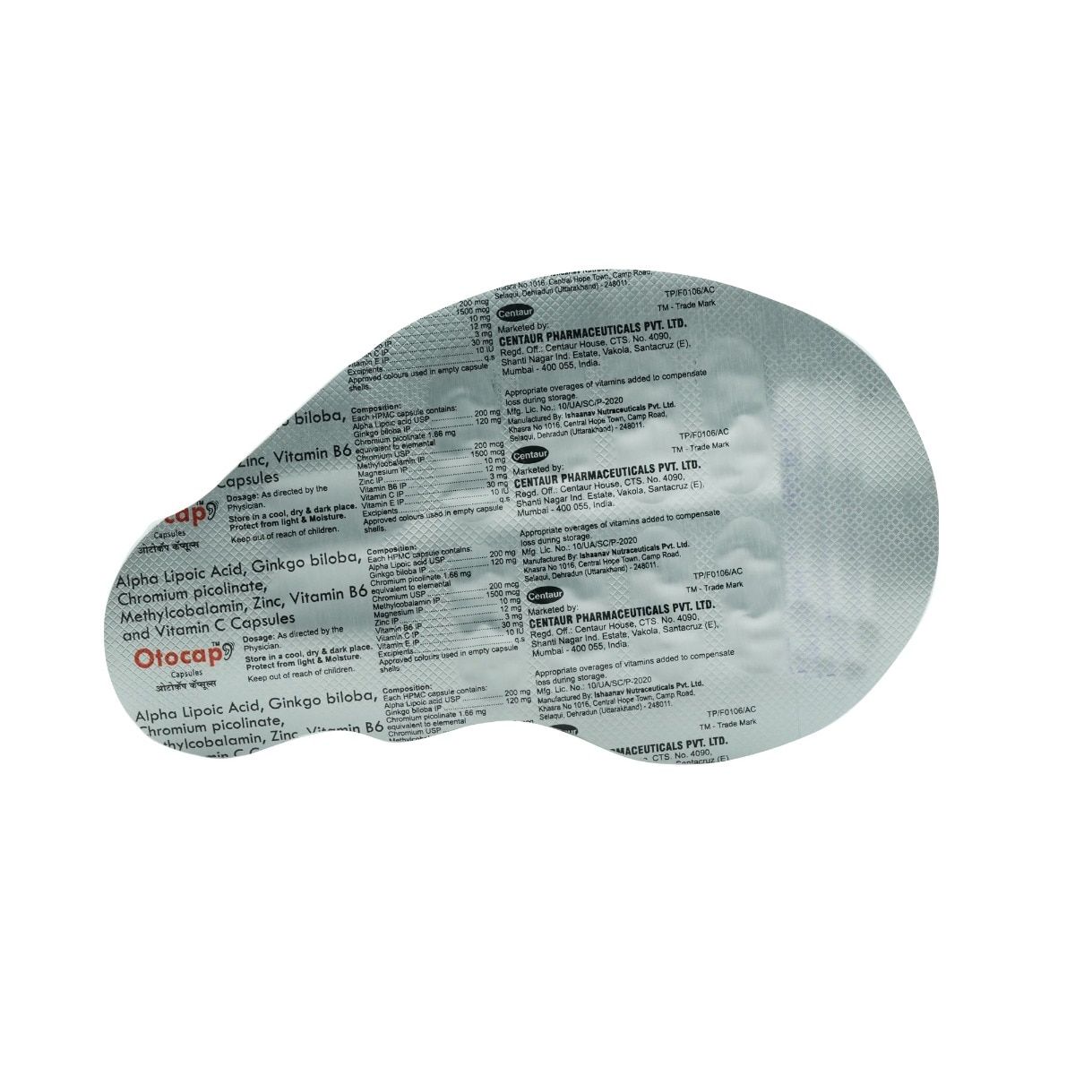 Otocap Capsule 10's Price, Uses, Side Effects, Composition - Apollo ...
