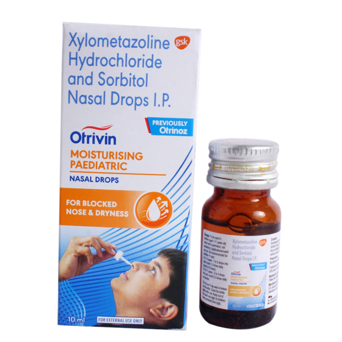 Otrivin Moisturizing Paediatric Nasal Drop | Uses, Side Effects, Price ...