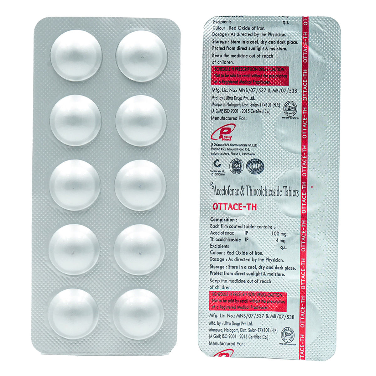Ottace-TH Tablet | Uses, Side Effects, Price | Apollo Pharmacy