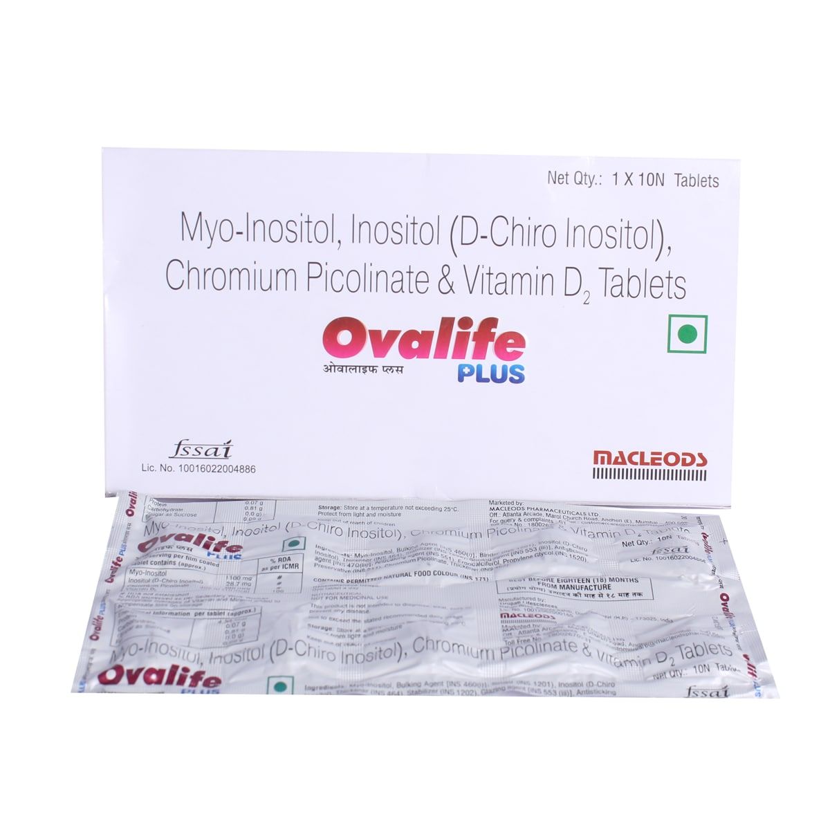 Ovalife Plus Tablet 10's Price, Uses, Side Effects, Composition ...