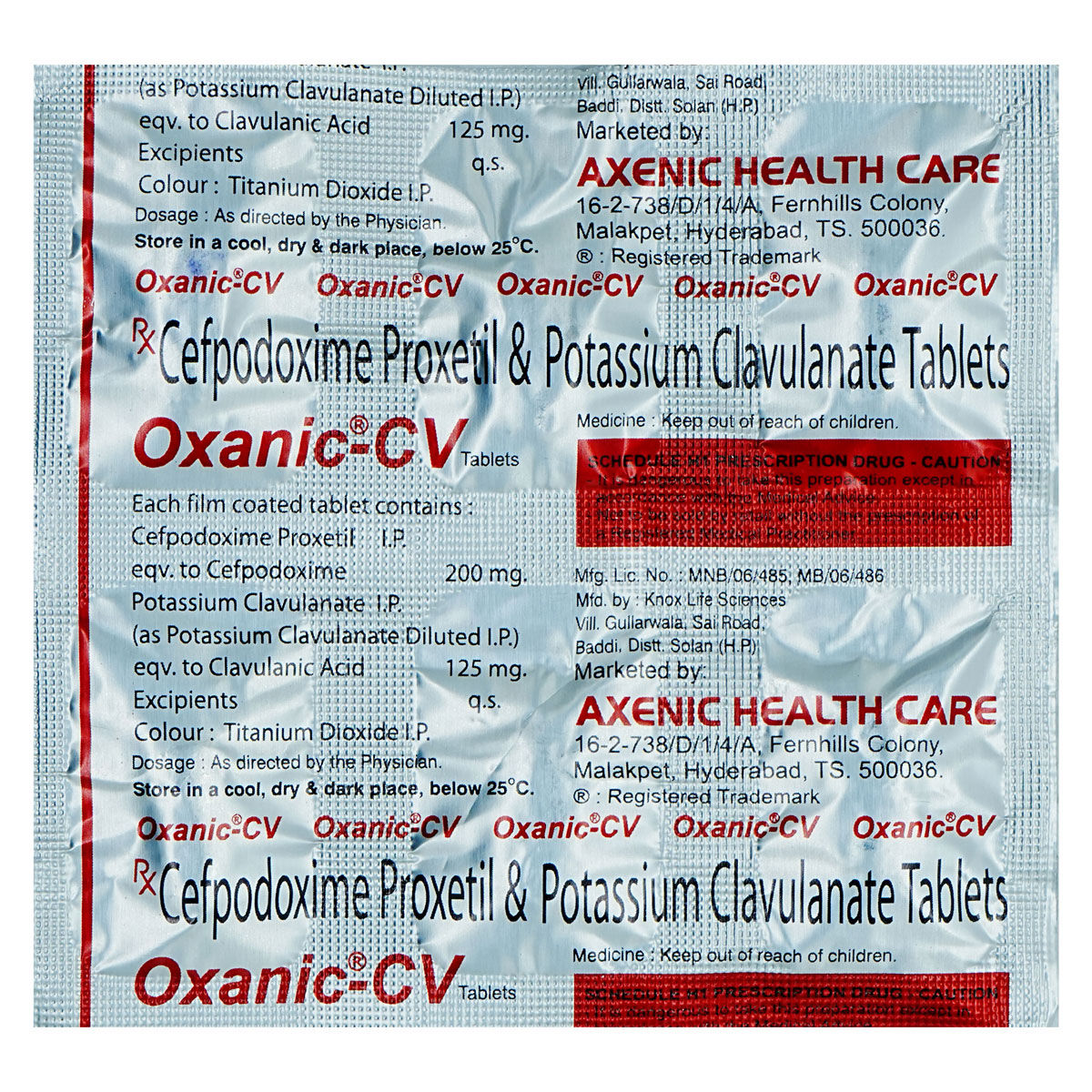 Oxanic-CV Tablet | Uses, Side Effects, Price | Apollo Pharmacy