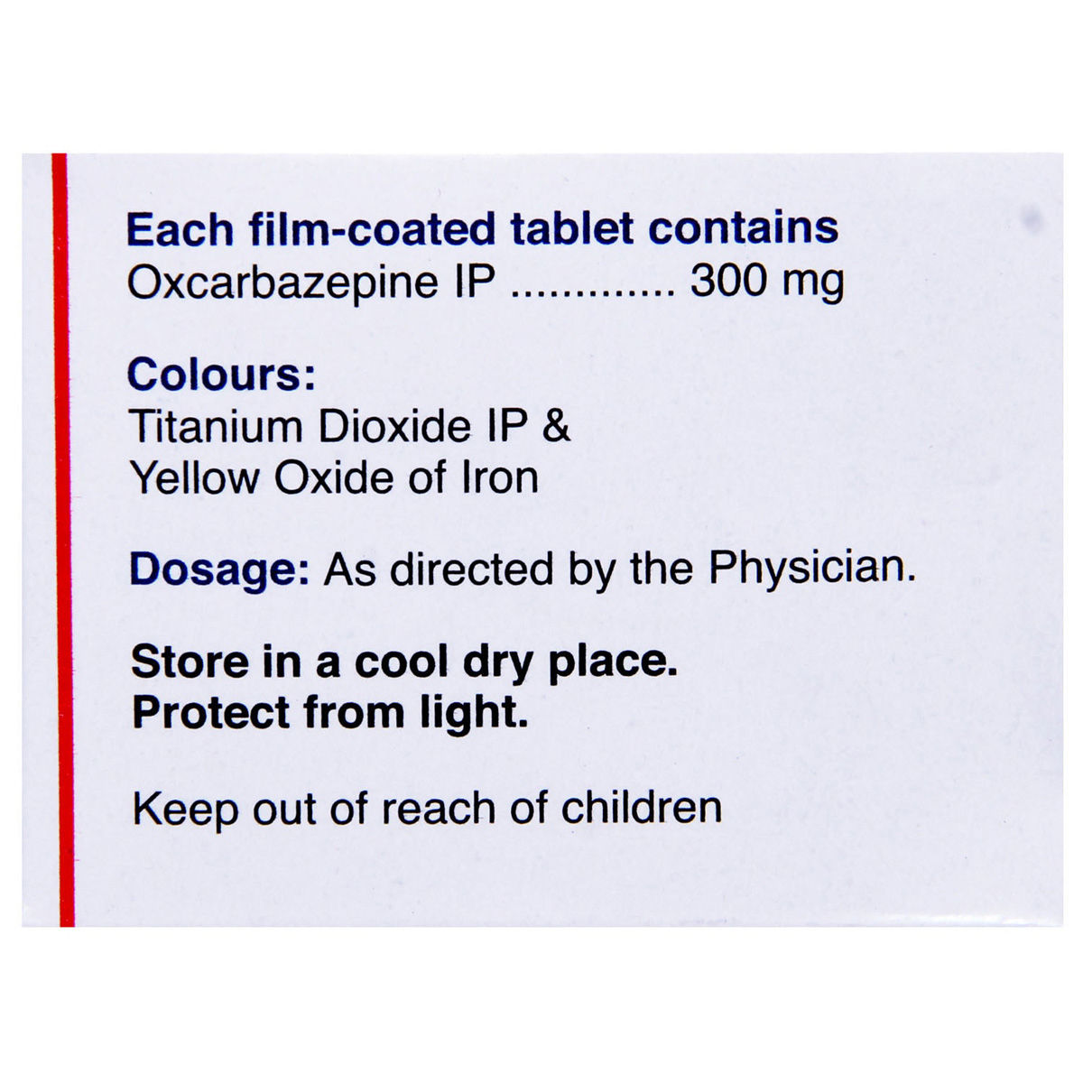 Oxcarb-300 Tablet | Uses, Side Effects, Price | Apollo Pharmacy
