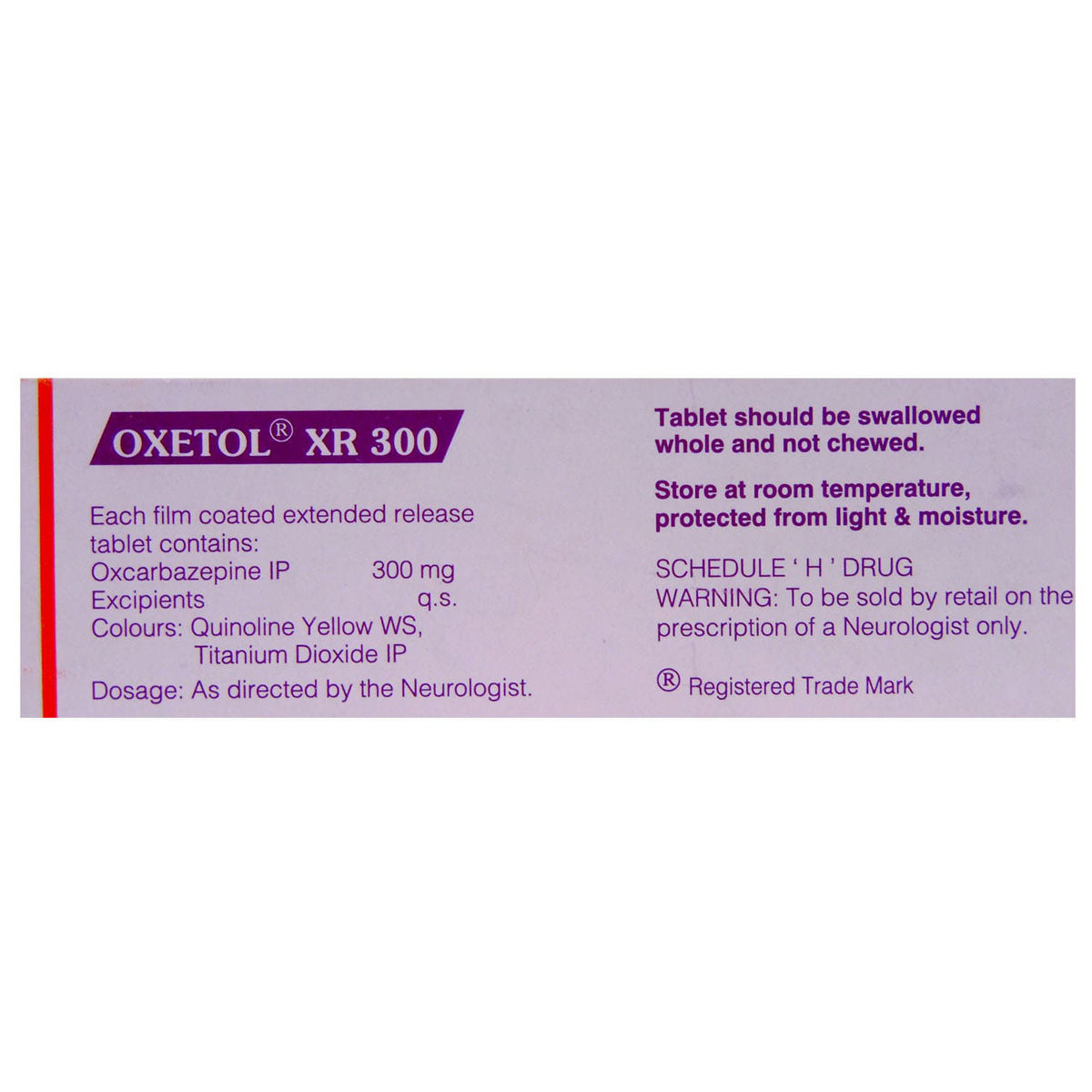 Oxetol XR 300 Tablet | Uses, Side Effects, Price | Apollo Pharmacy