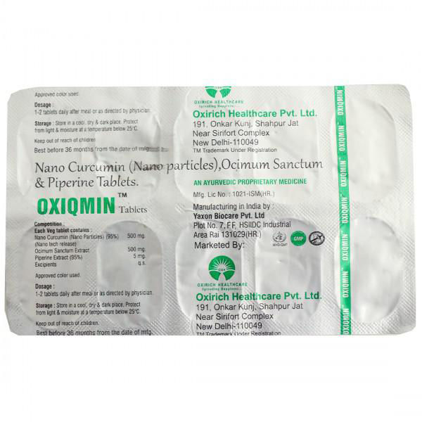 Oxiqmin Tablet | Uses, Side Effects, Price | Apollo Pharmacy