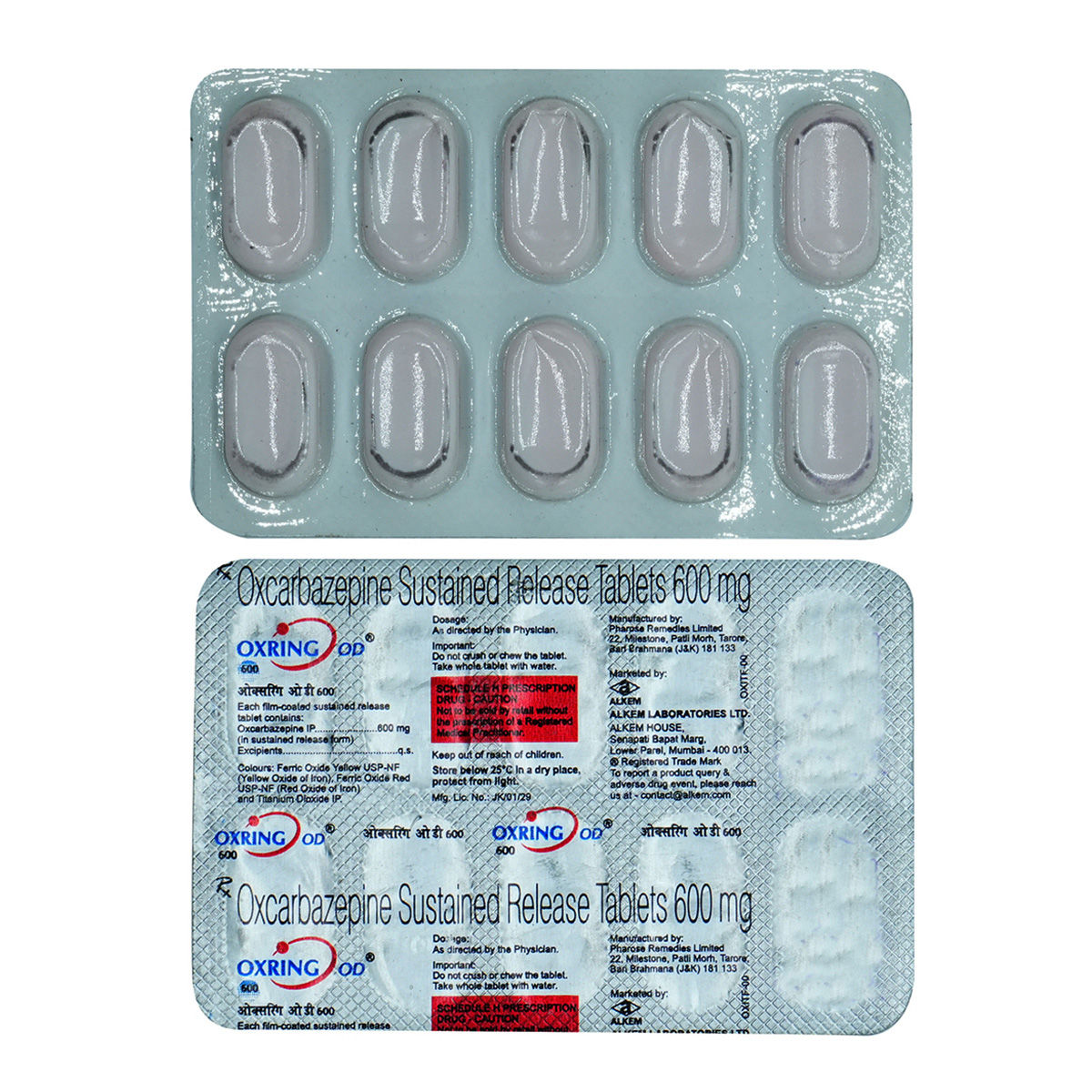 OXRING OD 600MG TABLET | Uses, Side Effects, Price | Apollo Pharmacy