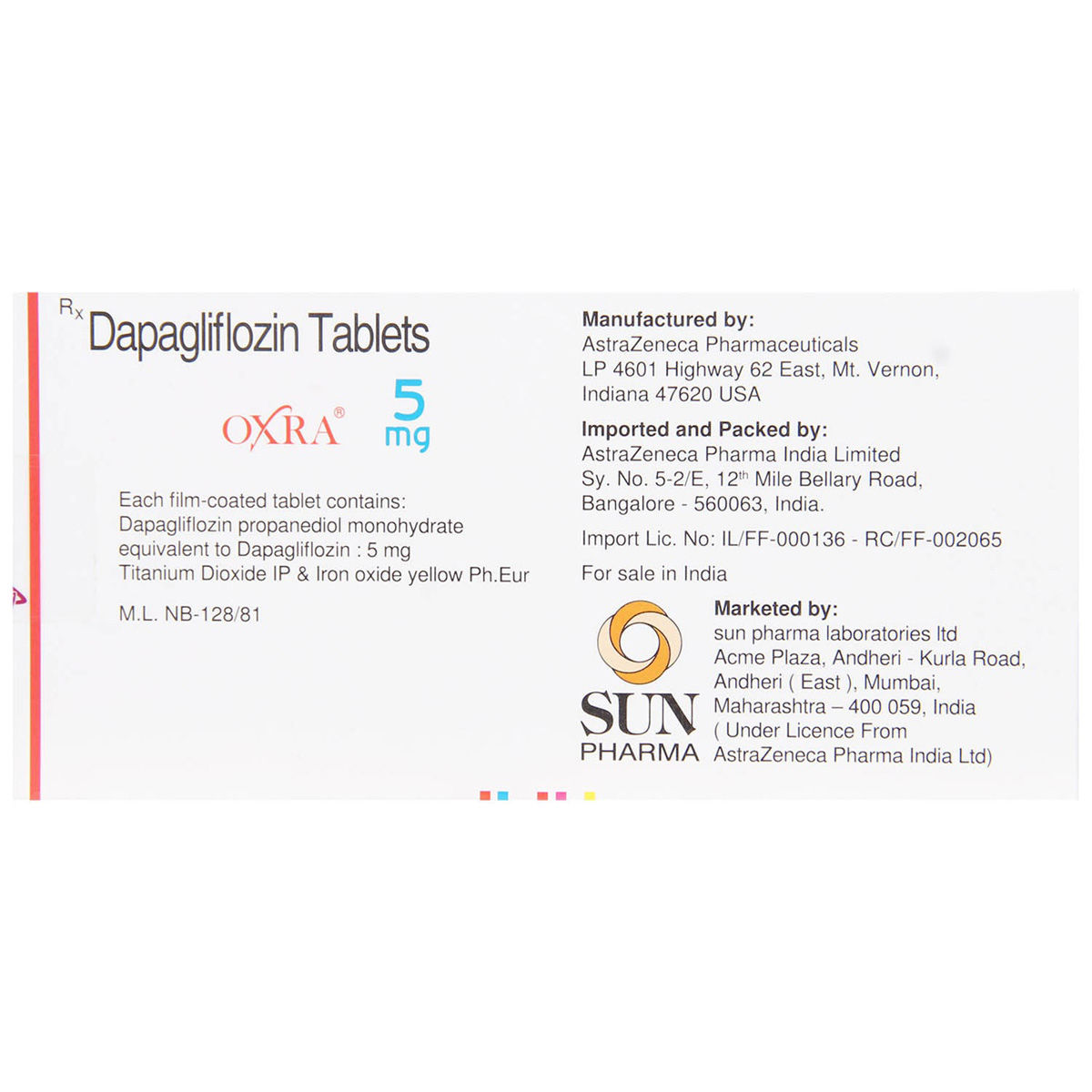 Oxra 5 mg Tablet | Uses, Side Effects, Price | Apollo Pharmacy