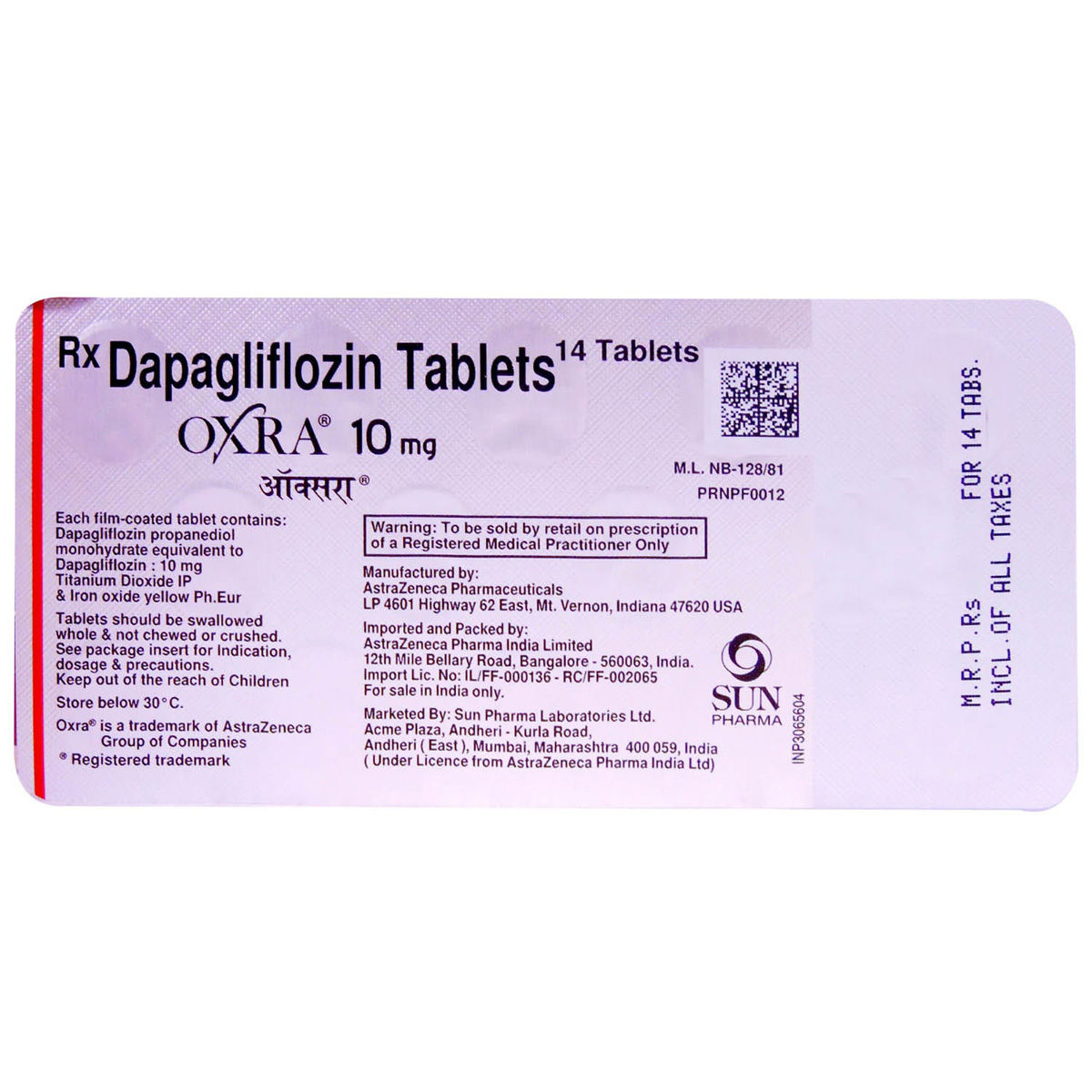 Oxra 10 mg Tablet | Uses, Side Effects, Price | Apollo Pharmacy