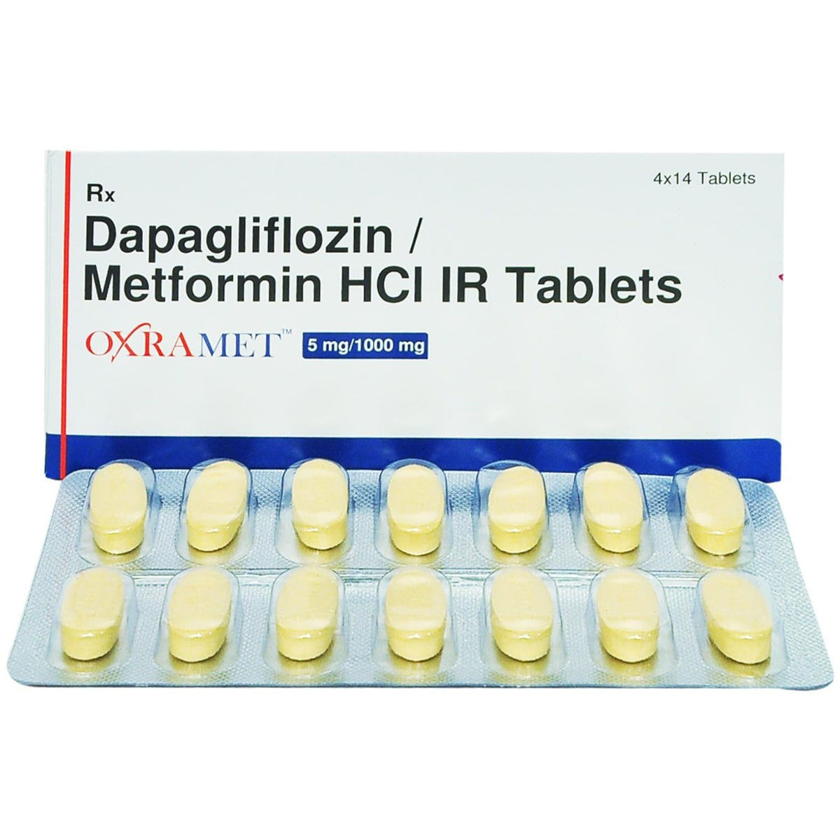 Oxramet 5 mg/1000 mg Tablet 14's Price, Uses, Side Effects, Composition ...
