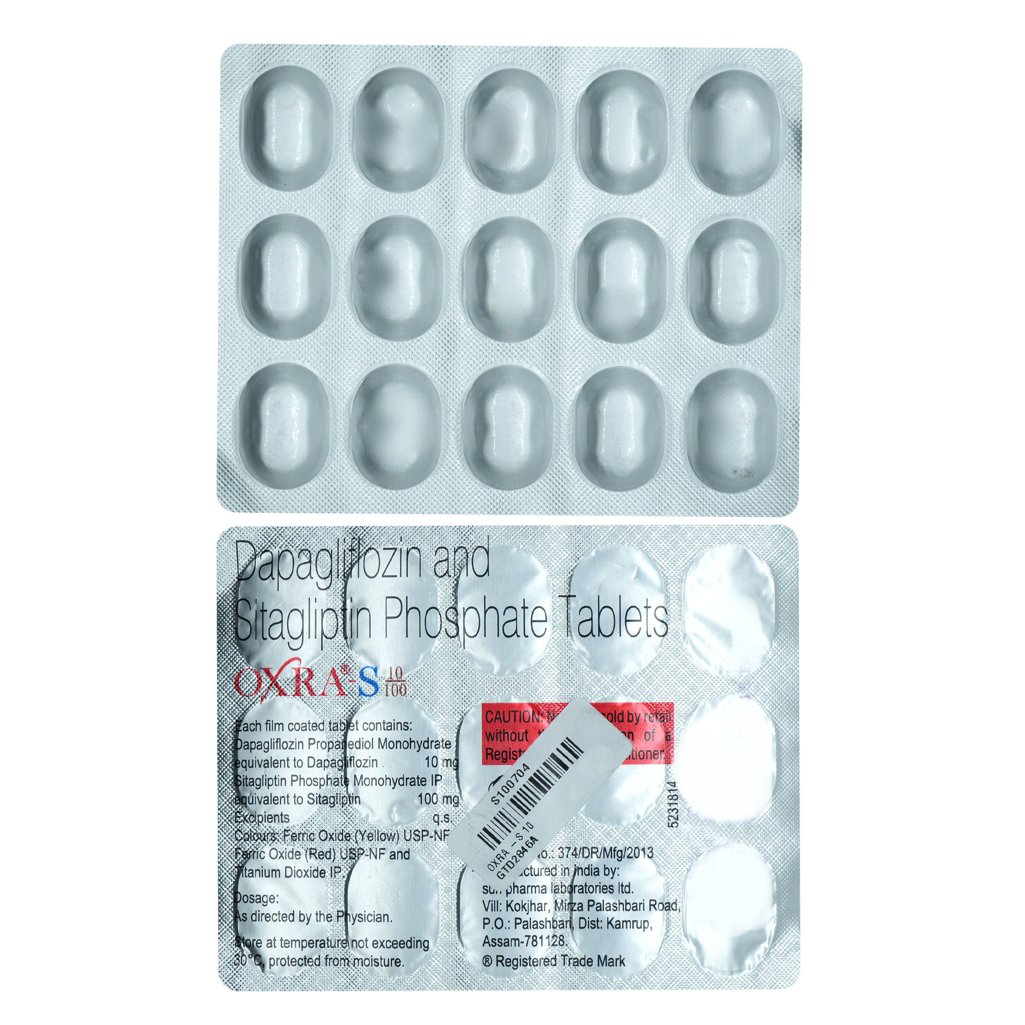 Oxra-S 10 mg/100 mg Tablet | Uses, Side Effects, Price | Apollo Pharmacy