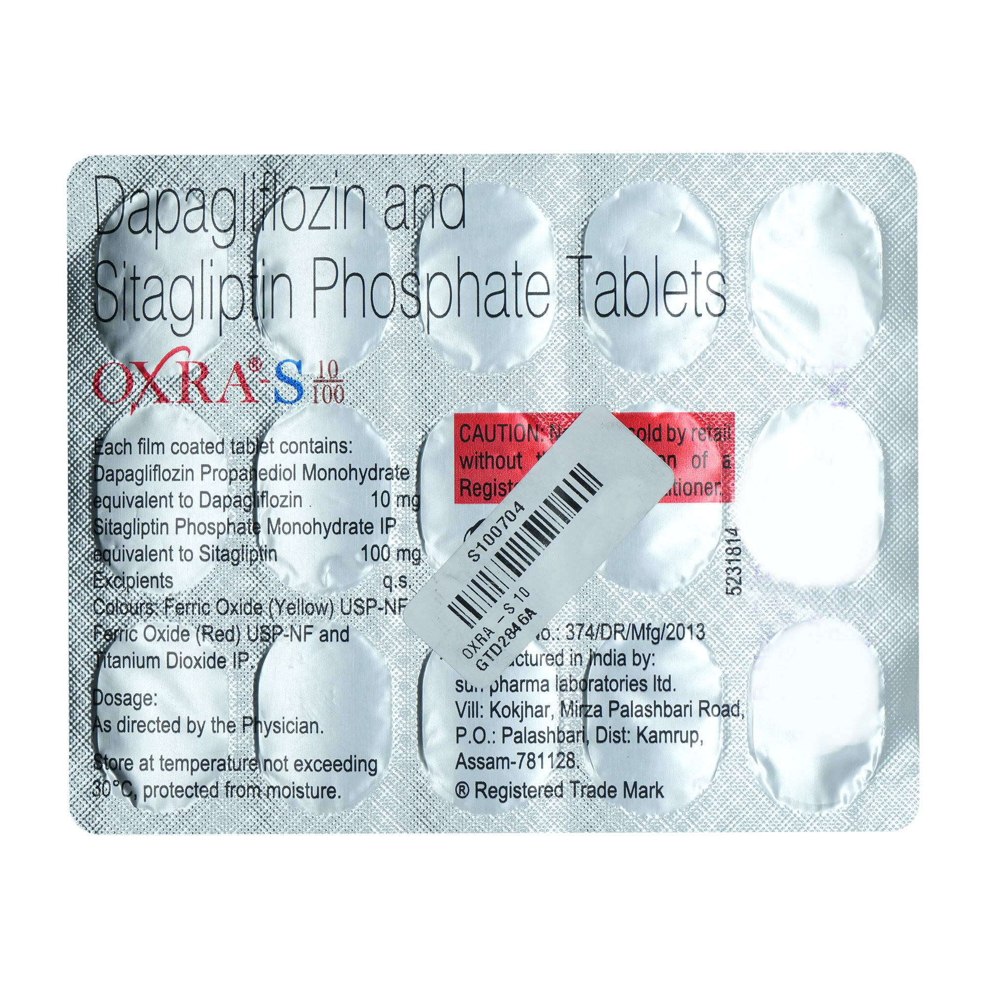 Oxra-S 10 mg/100 mg Tablet 15's Price, Uses, Side Effects, Composition ...