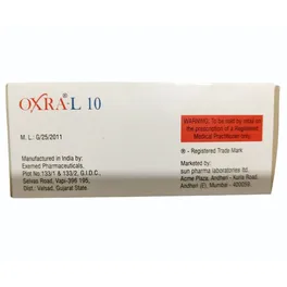Oxra-L 10 Tablet | Uses, Side Effects, Price | Apollo Pharmacy