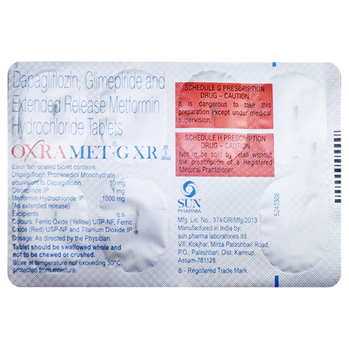Oxramet-G XR 10/1/1000 Tablet | Uses, Side Effects, Price | Apollo Pharmacy