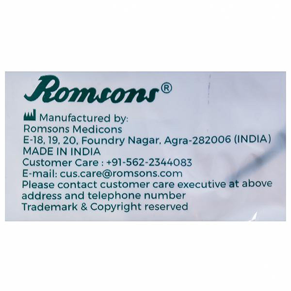 Romson Oxygen Face Mask Adult Price, Uses, Side Effects, Composition ...