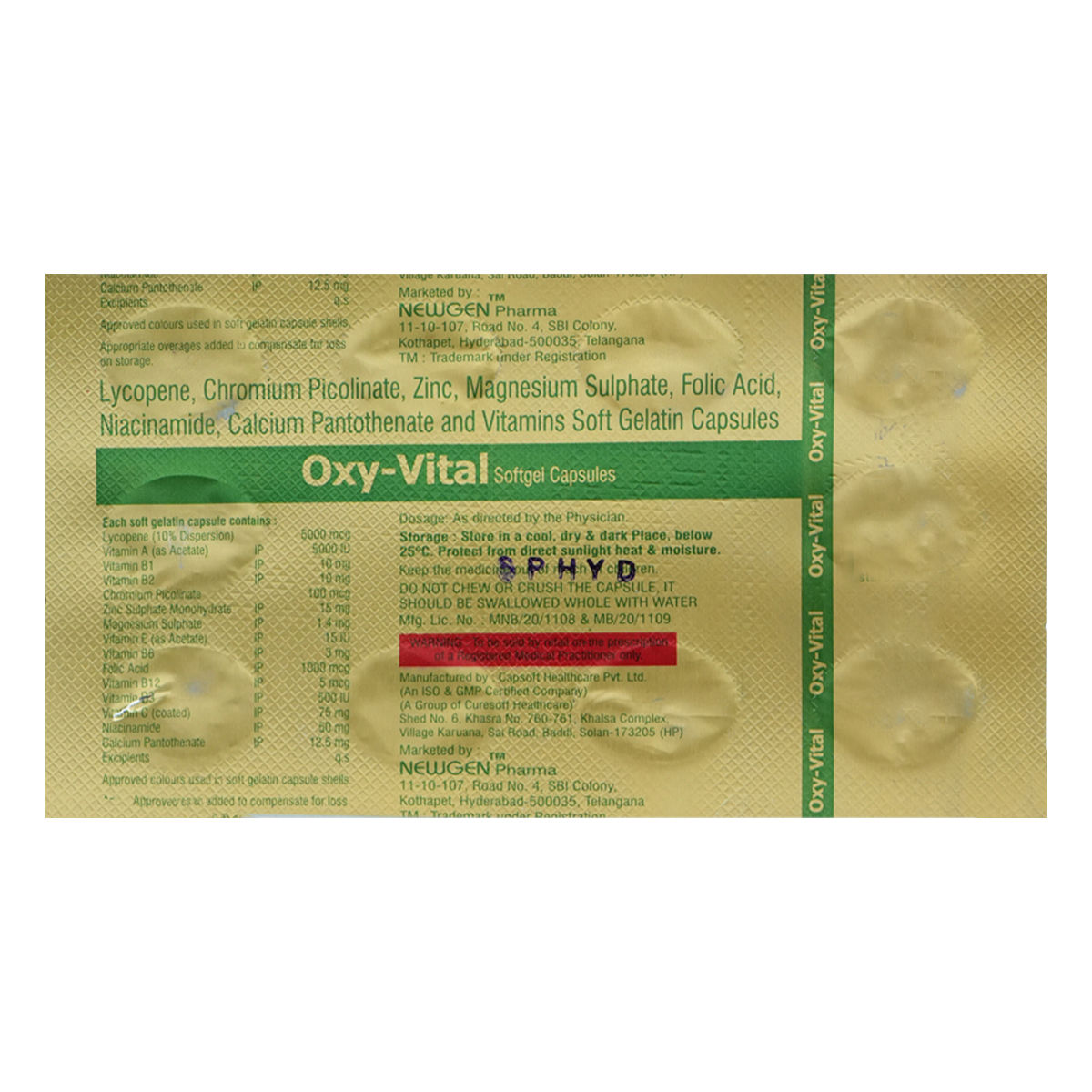 Oxy-Vital Capsule | Uses, Side Effects, Price | Apollo Pharmacy